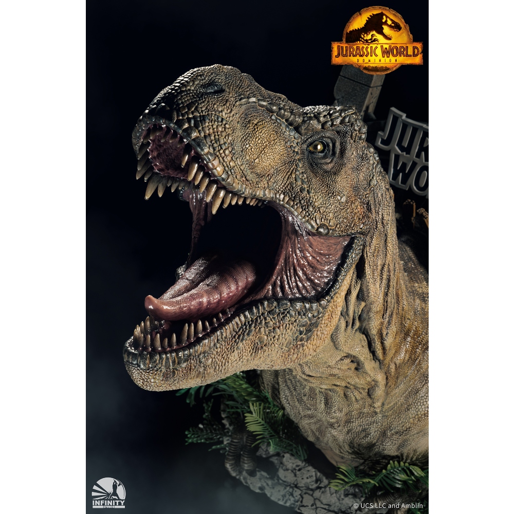 Infinity Studio Jurský svět Dominion - Tyranosaurus Rex Busta na zeď bez stojanu