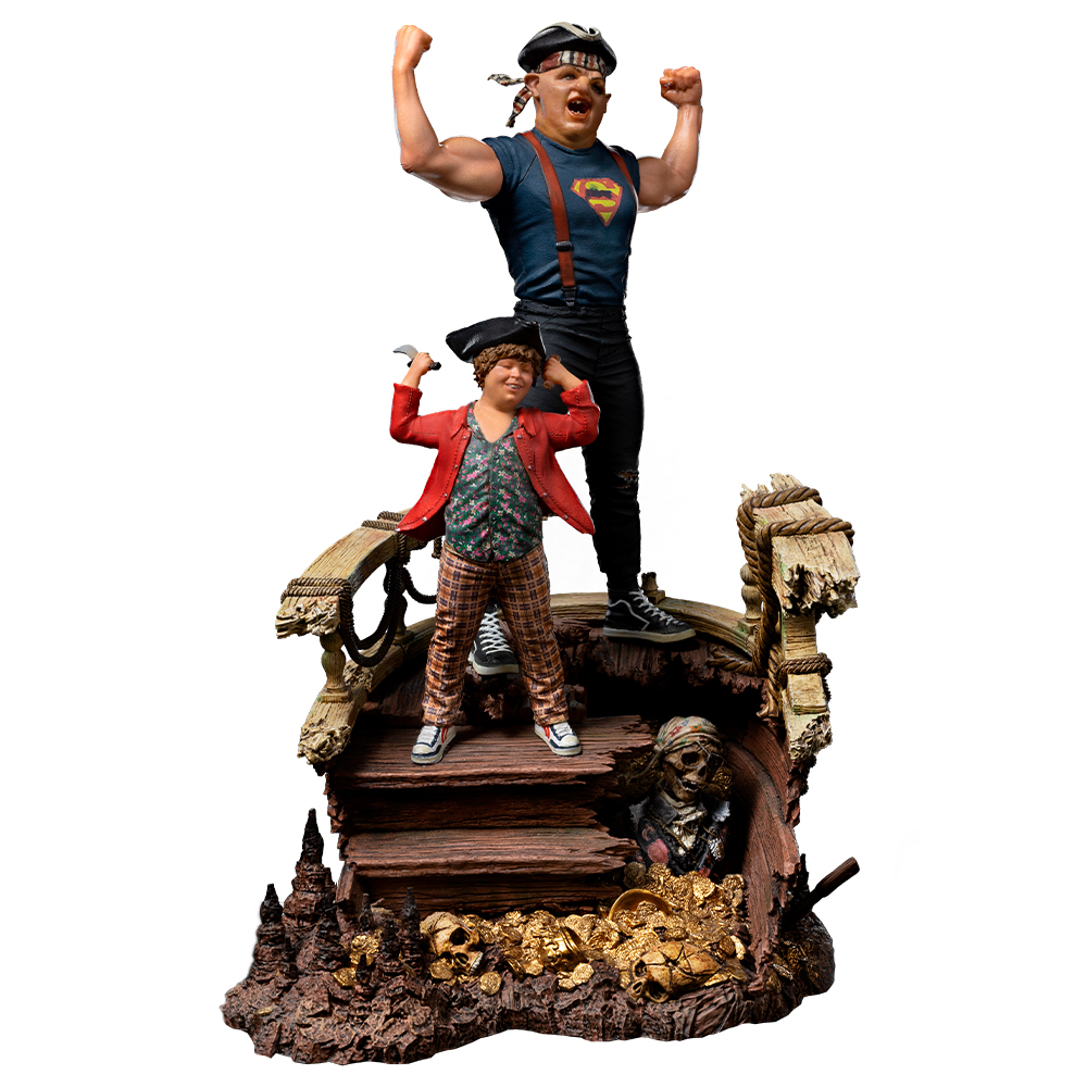 Iron Studios Les Goonies - Sloth and Chunk Statue Deluxe Art Scale 1/10