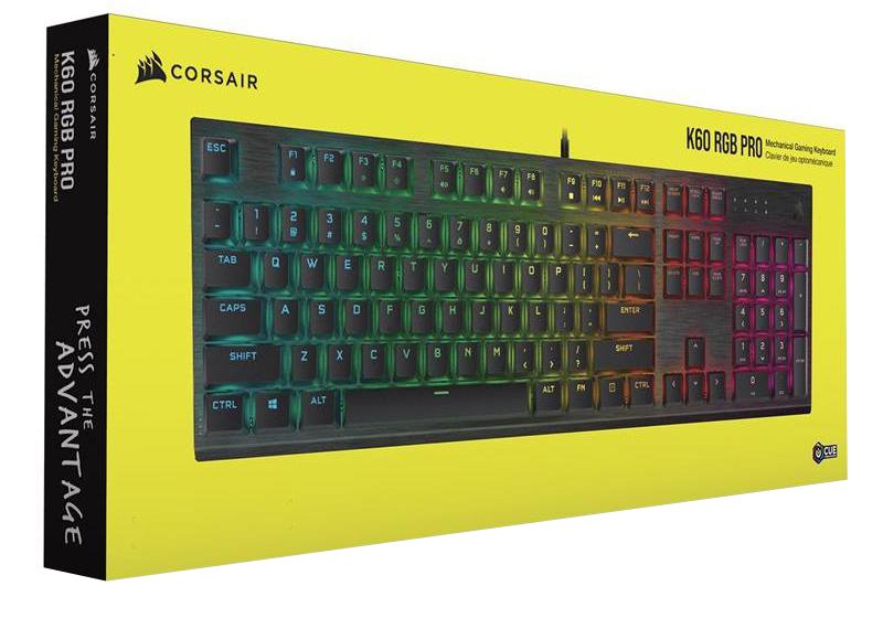 Corsair Gaming K60 RGB PRO - US layout - Cherry MX