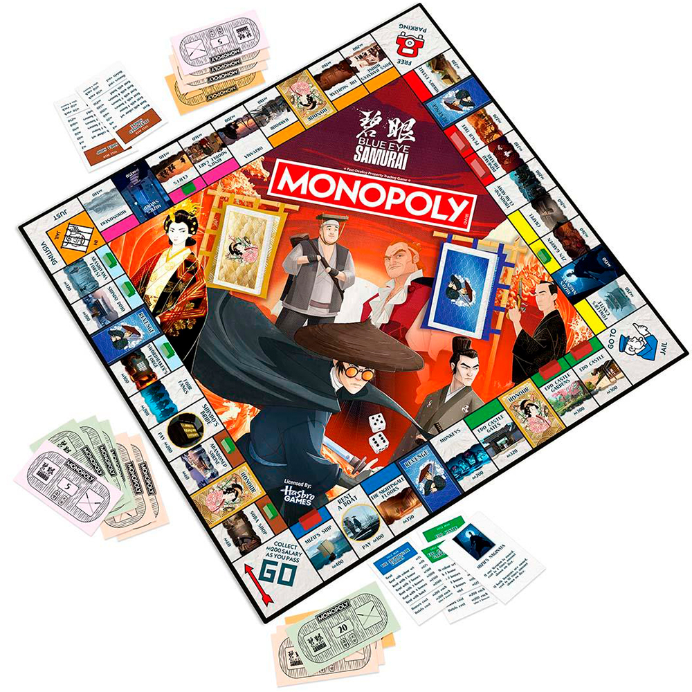 Winning Moves -Monopoly Blue Eye Samurai English