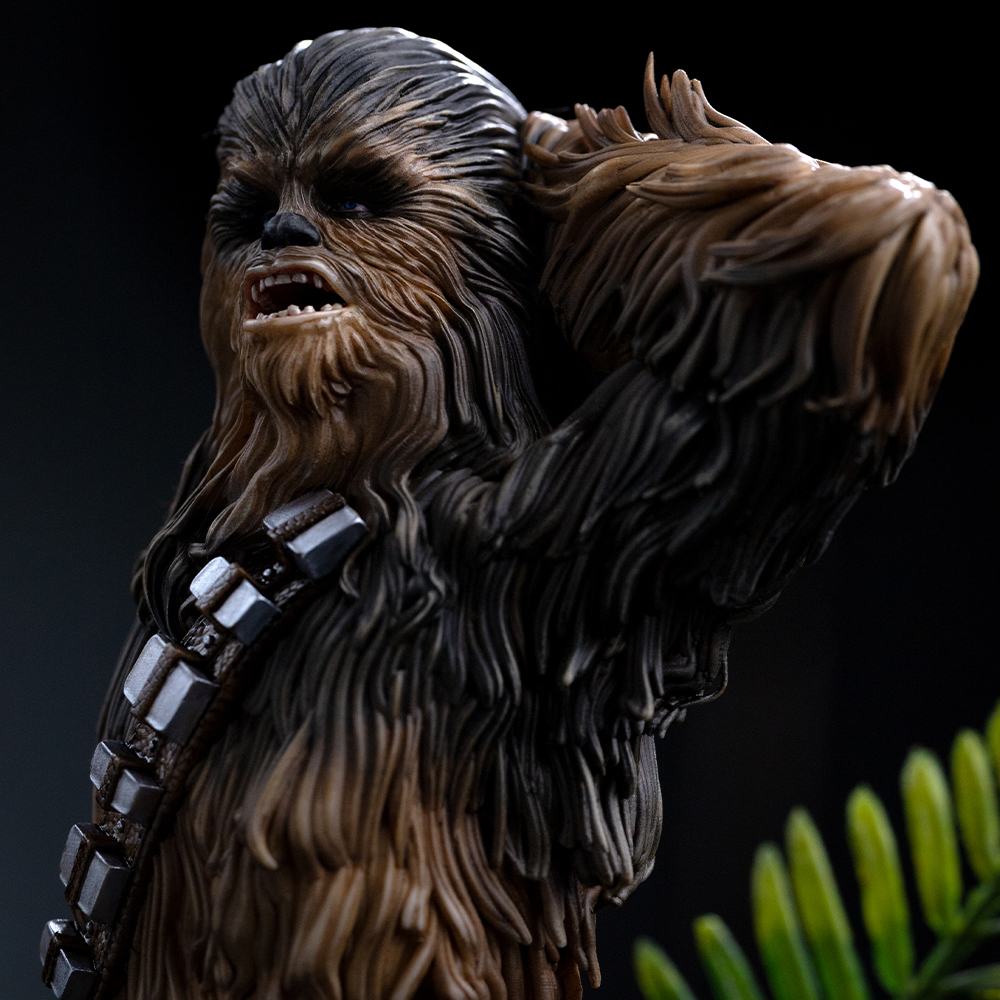 Iron Studios Star Wars Episode Vi - Chewbacca And Tokkat Statue Art ...