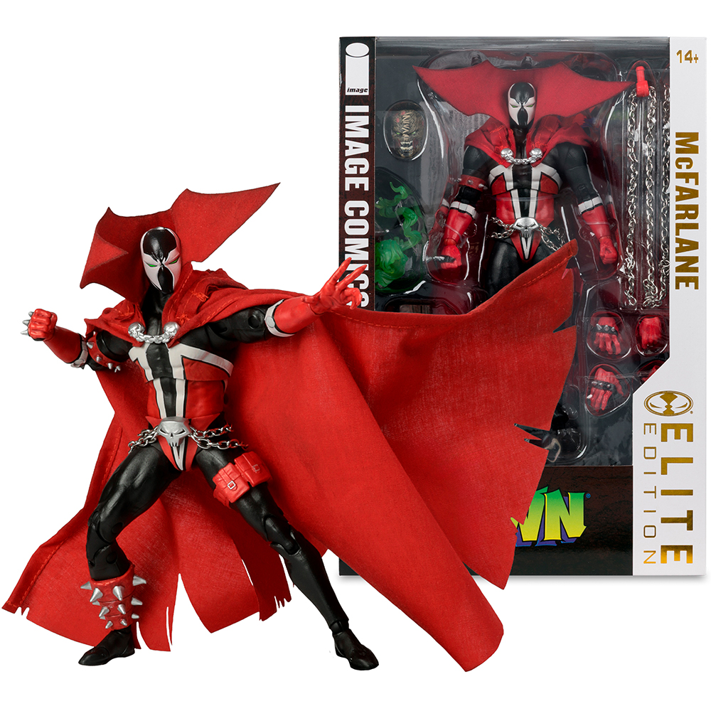 Spawn (Image Comics Founders Series) 7in Deluxe Action Figure McFarlane Elite Edition