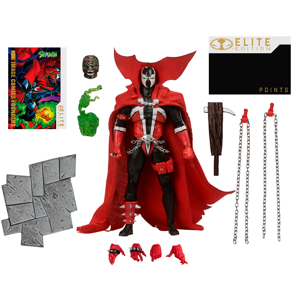 Spawn (Image Comics Founders Series) 7in Deluxe Action Figure McFarlane Elite Edition
