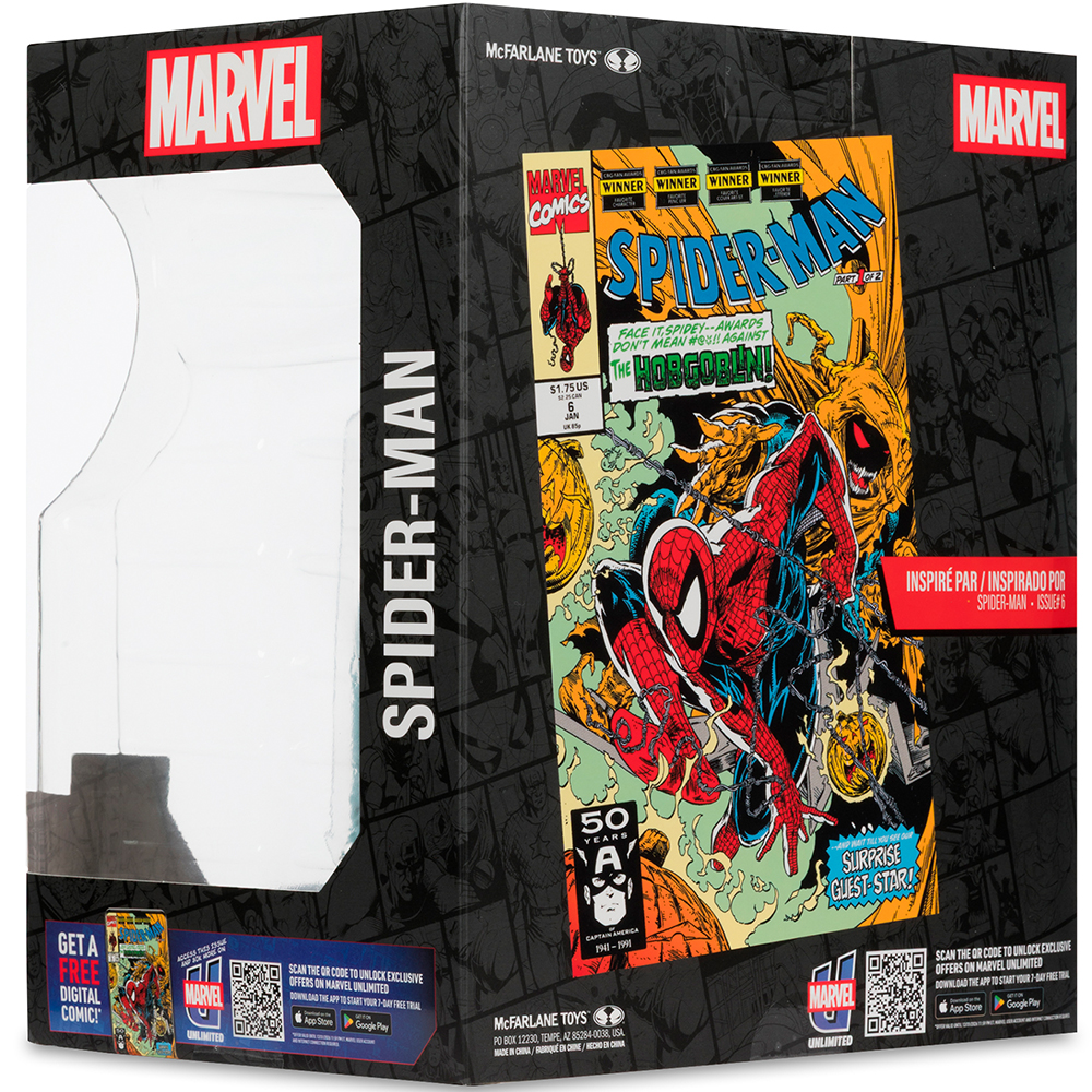 Marvel Spider-Man (Spider-Man #6) 1:10th Scale Collectible with Scene ...