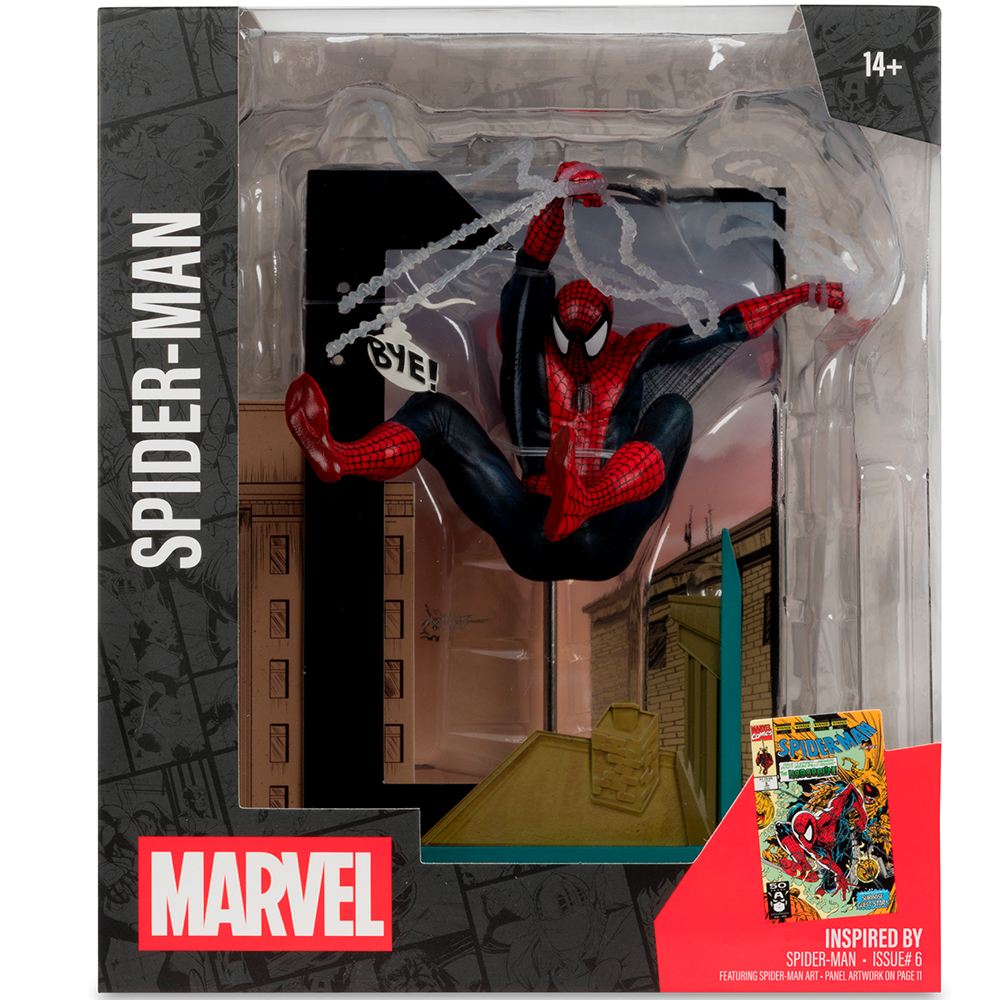 Marvel Spider-Man (Spider-Man #6) 1:10th Scale Collectible with Scene ...