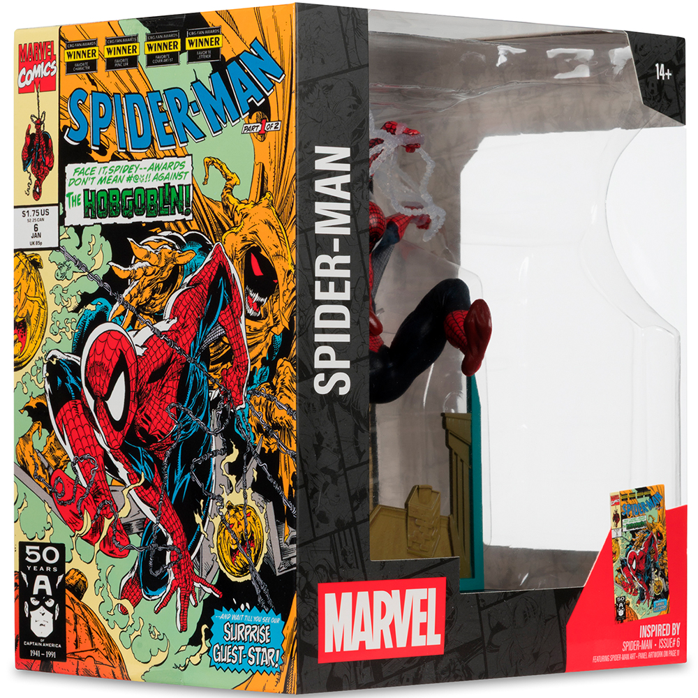 Marvel Spider-Man (Spider-Man #6) 1:10th Scale Collectible with Scene ...