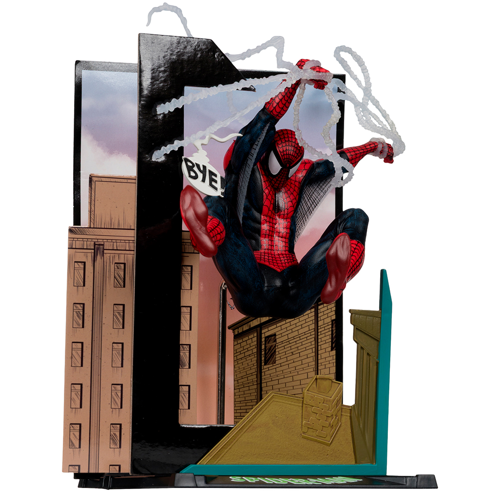 Marvel Spider-Man (Spider-Man #6) 1:10th Scale Collectible with Scene ...
