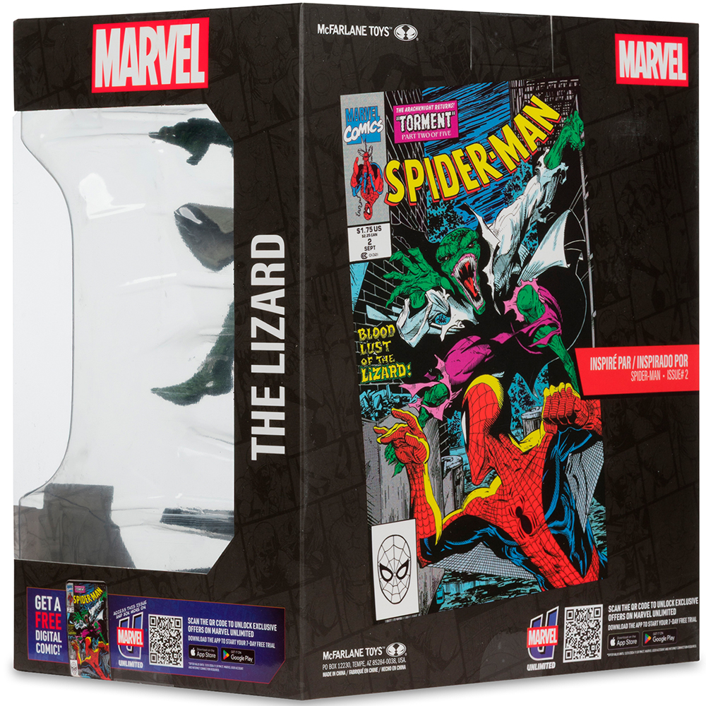 Marvel The Lizard 1:10th Scale Collectible with Scene (SPIDER-MAN #2 ...