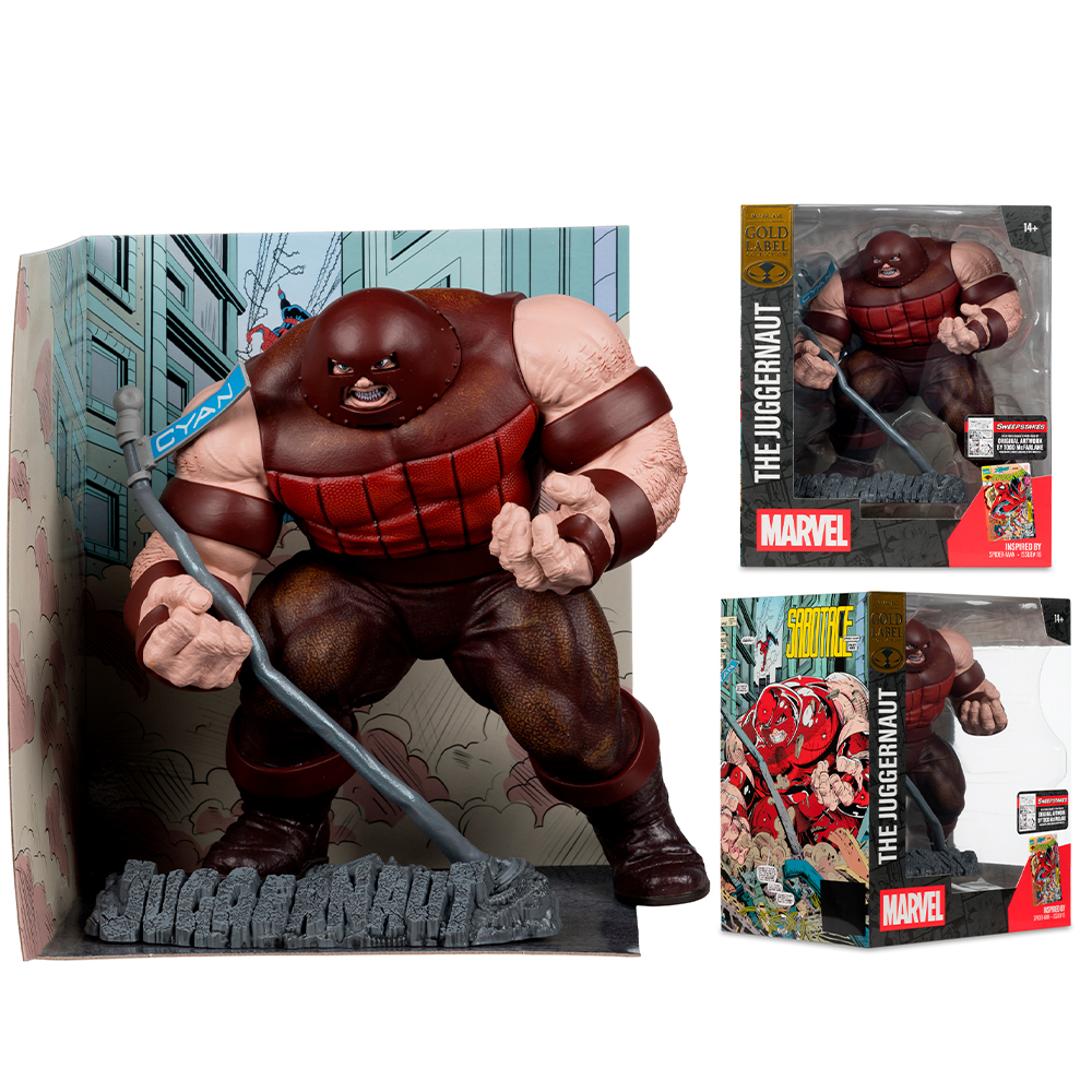 Marvel The Juggernaut 1:10th Scale Collectible with Scene (SPIDER-MAN #16) Original Artwork ...